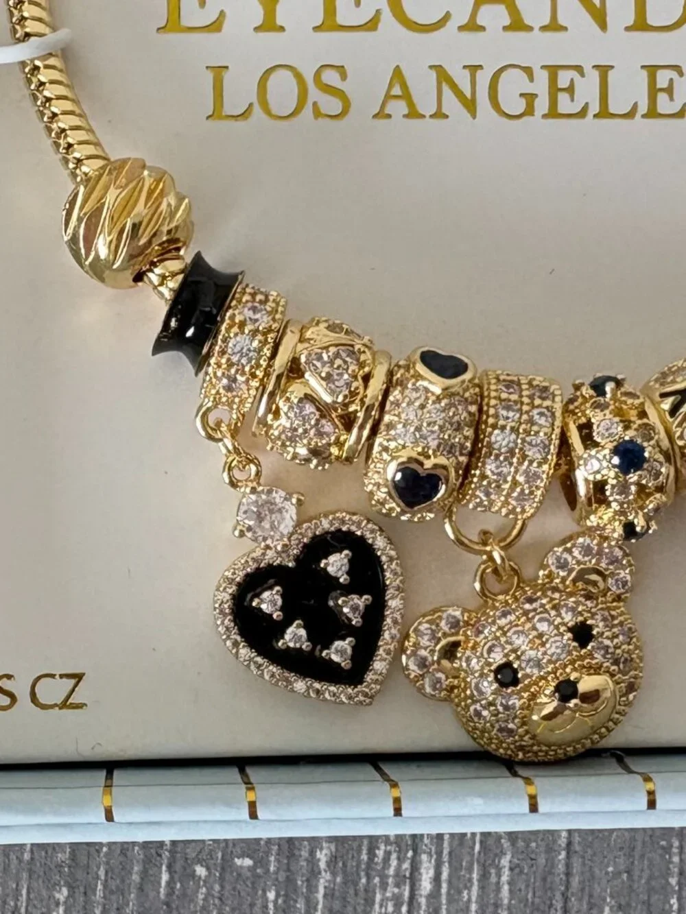 eye candy | Jewelry | Nib Eye Candy Los Angeles Charm Bracelet | Poshmark